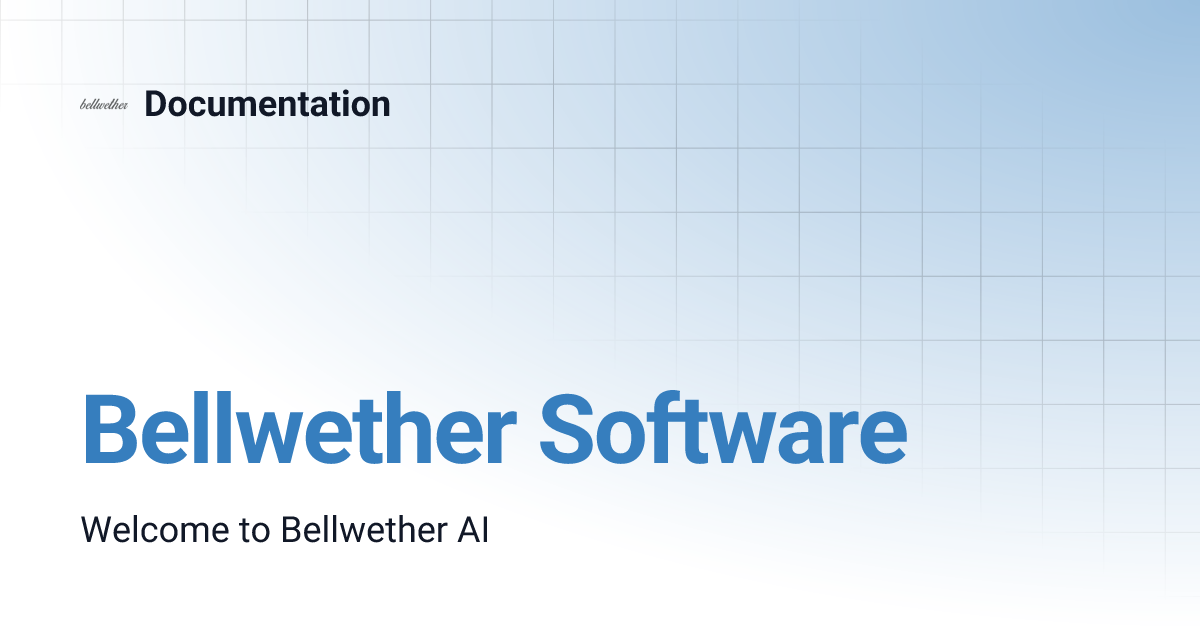 Bellwether Software | Documentation